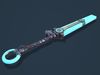 3D model League of Legends Ekko Sword Low Poly Game Ready VR / AR / low ...