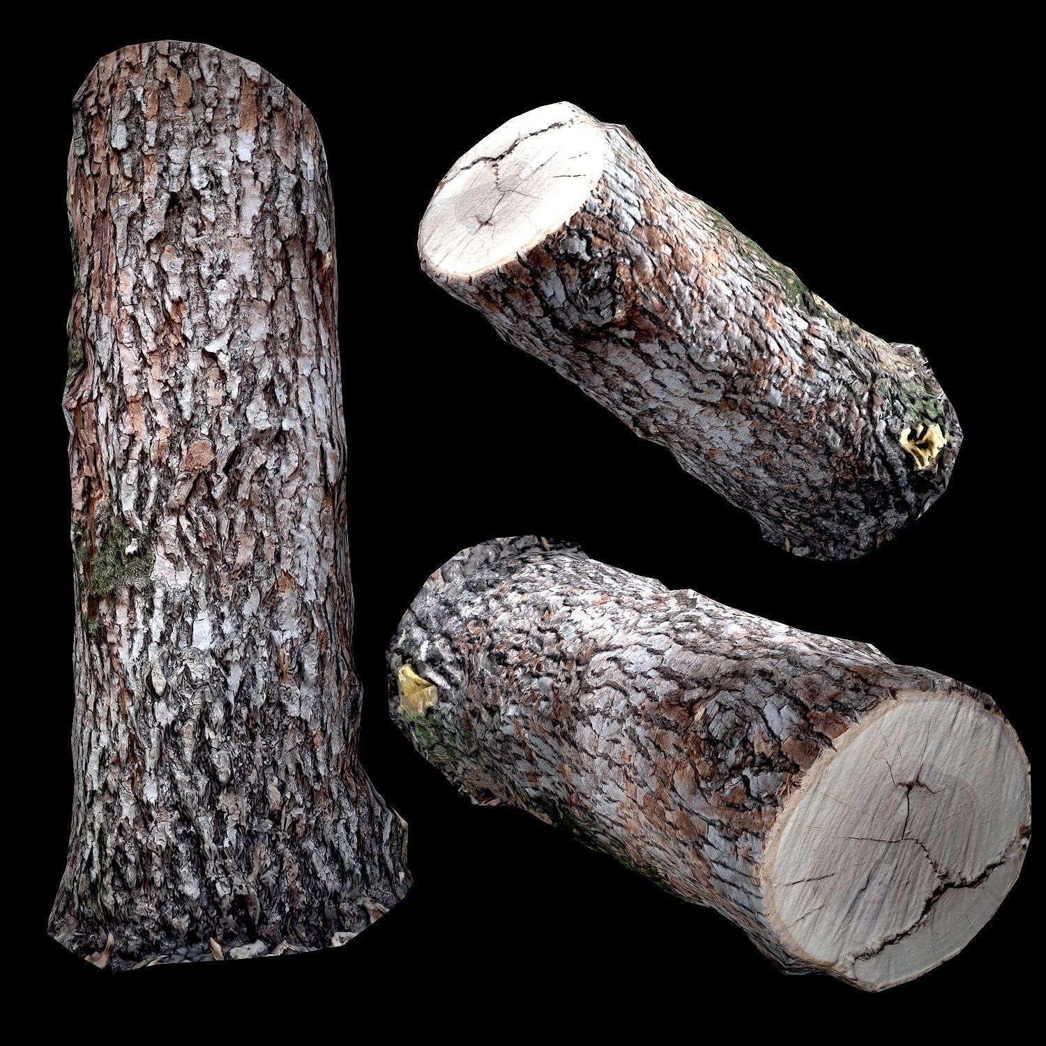 3D model stump 3d street photogrammetry 4k for alley way game ready VR ...
