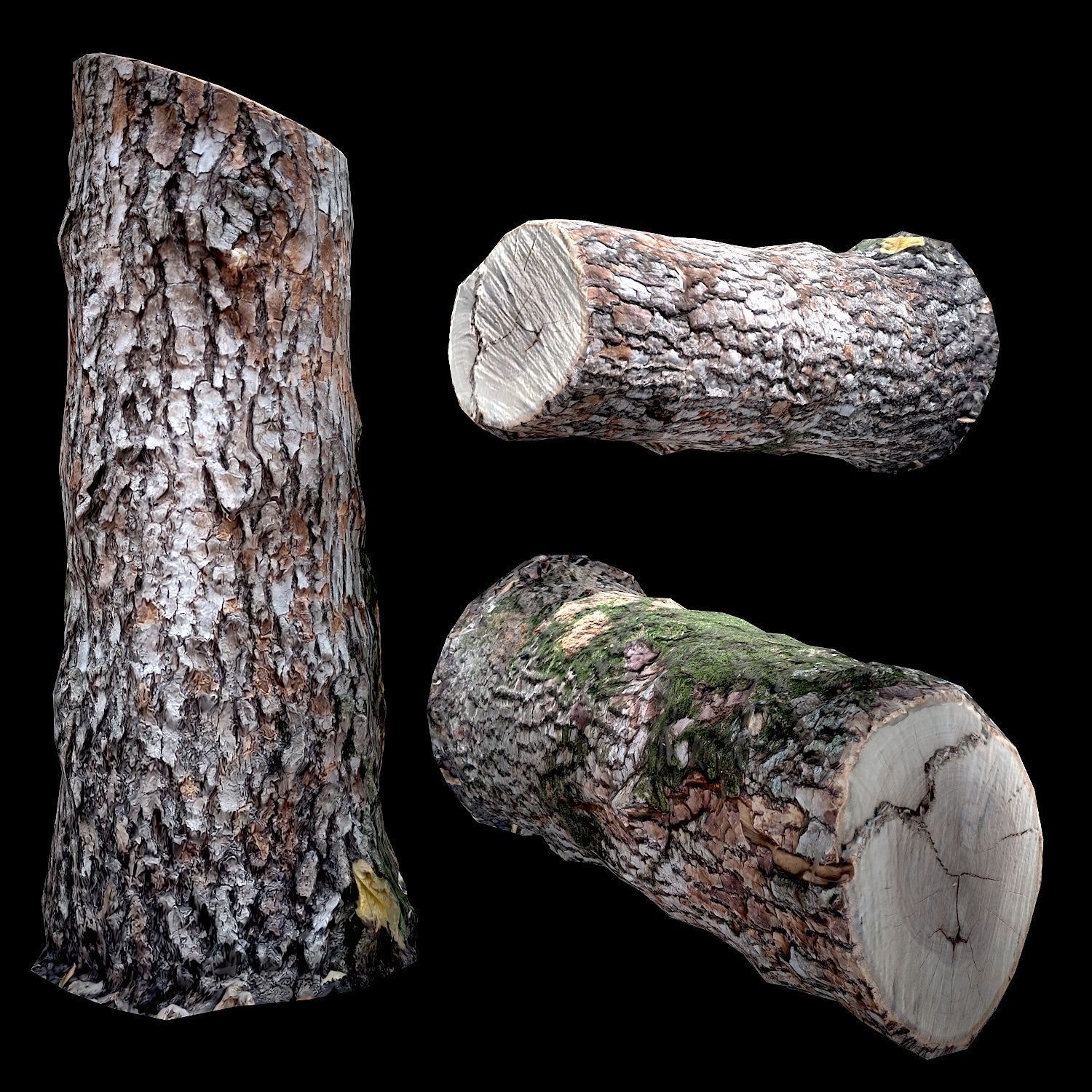 3D model stump 3d street photogrammetry 4k for alley way game ready VR ...