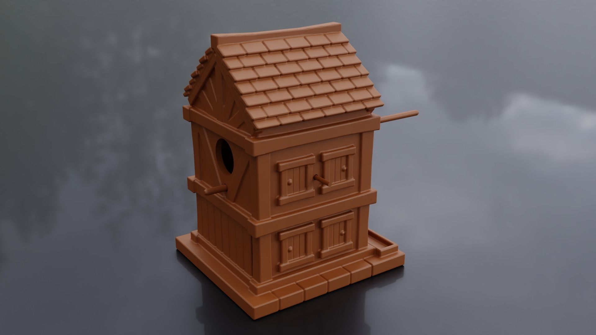 3D print birdbox bird house 3D model 3D printable | CGTrader