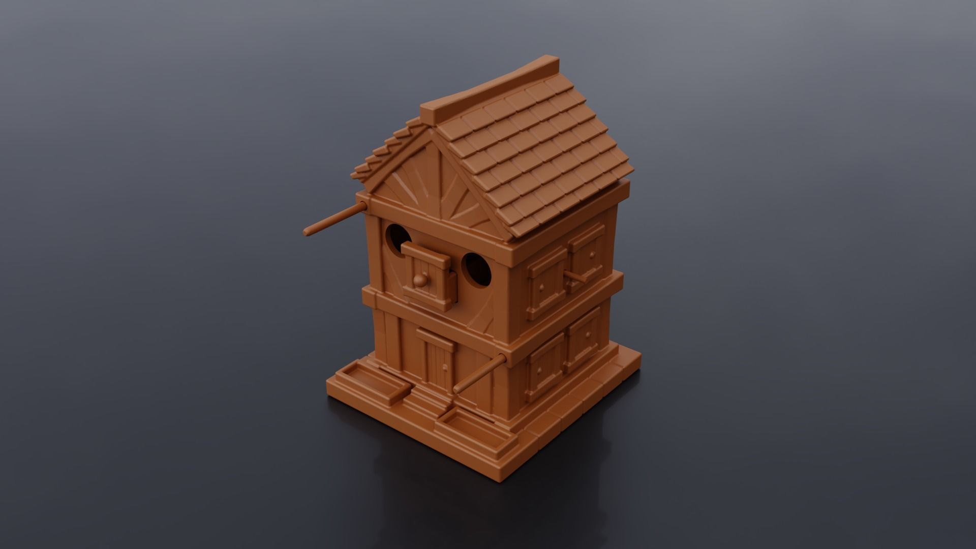3D print birdbox bird house 3D model 3D printable | CGTrader