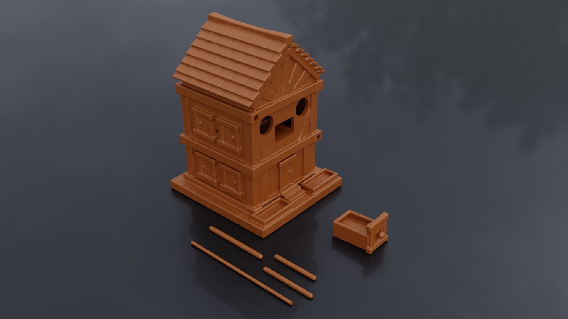 3D print birdbox bird house 3D model 3D printable | CGTrader