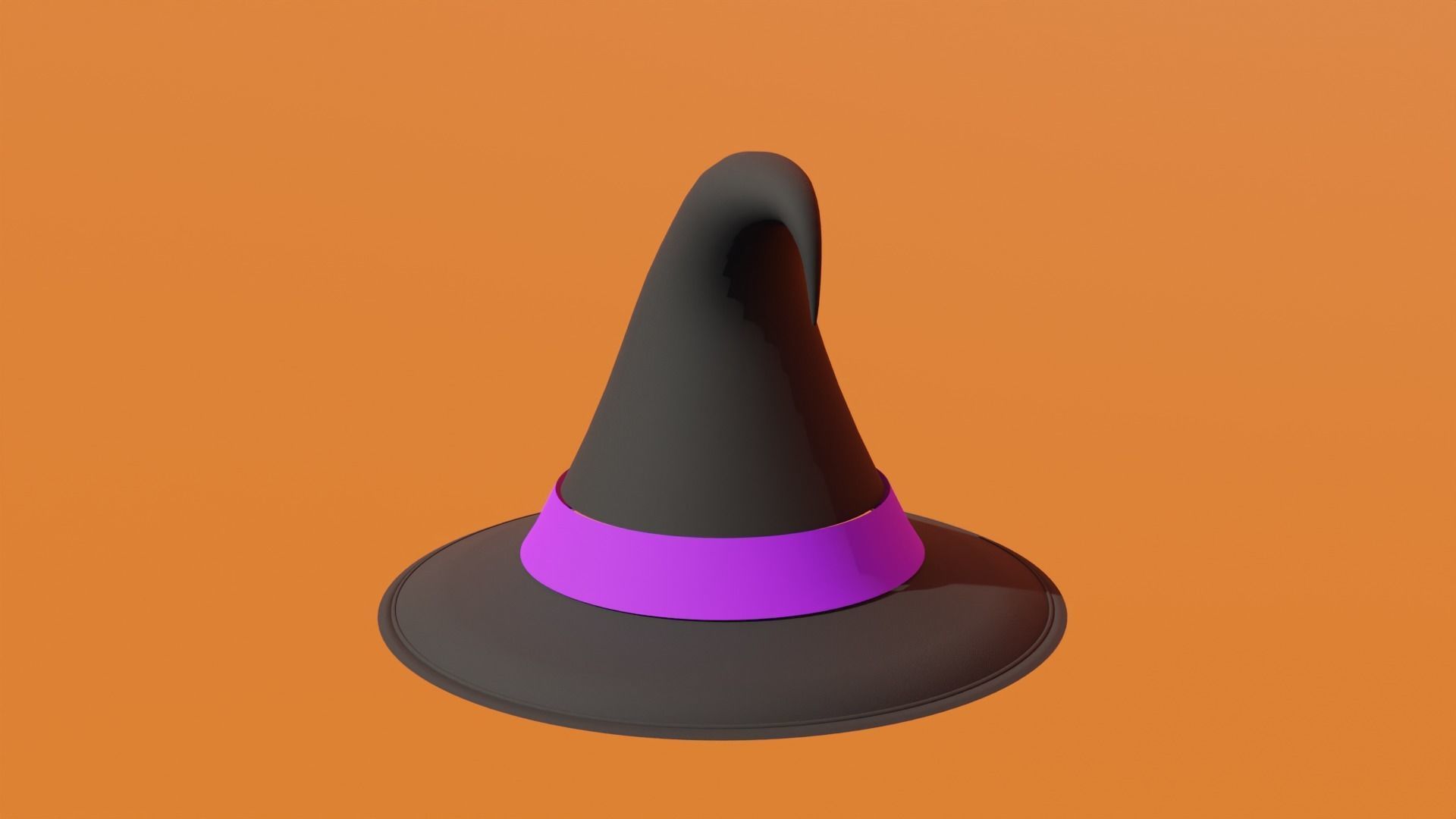 Witch Hat free 3D model | CGTrader
