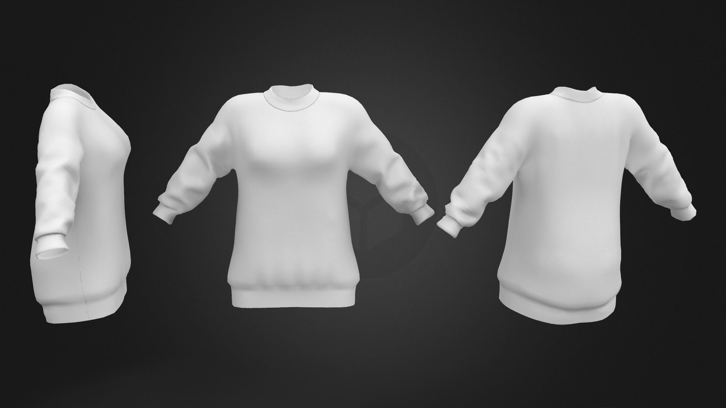 3D model Oversize Sweater VR / AR / low-poly | CGTrader
