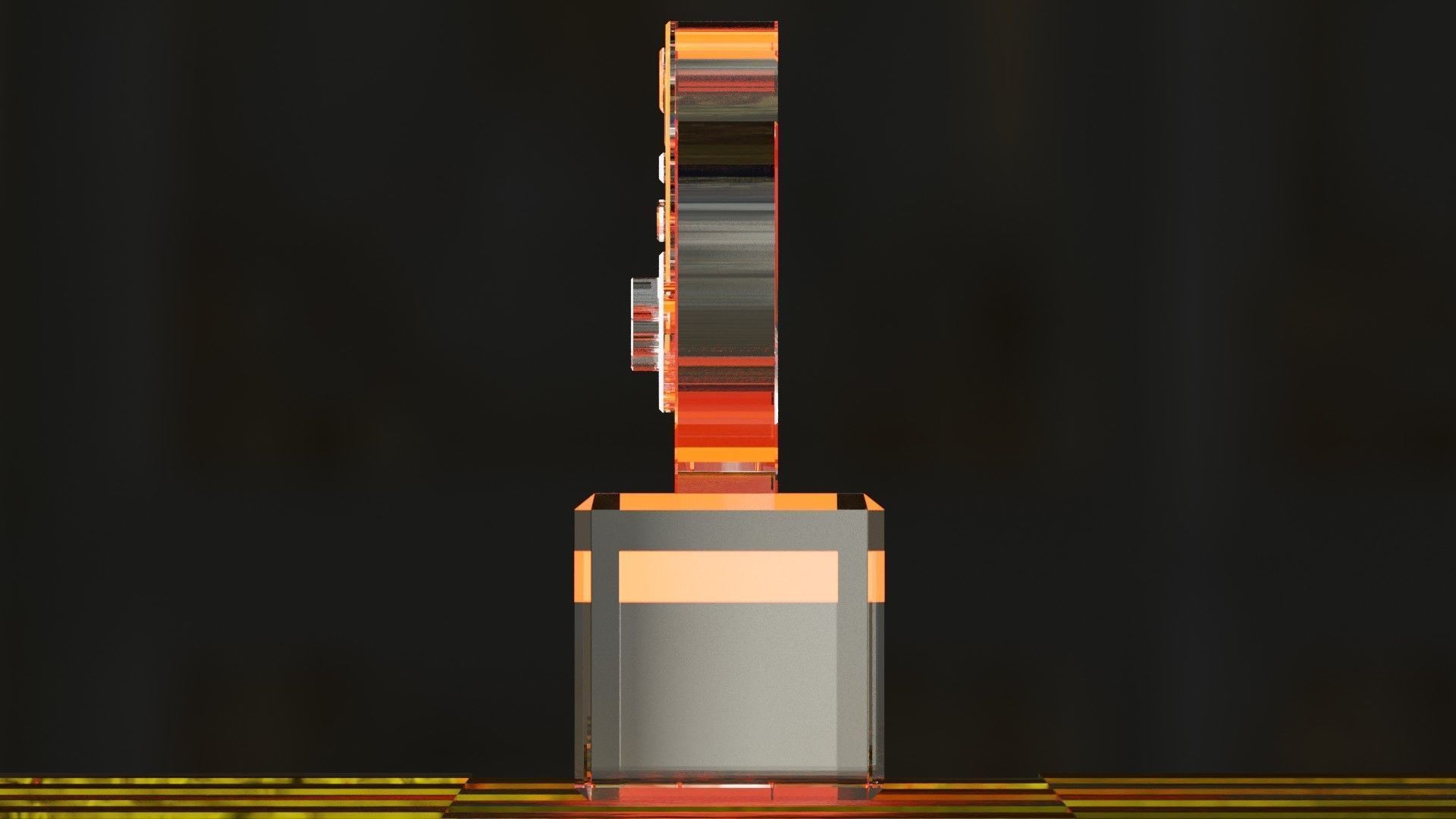 Shiba Inu Token Glass Chess Piece 3D model | CGTrader