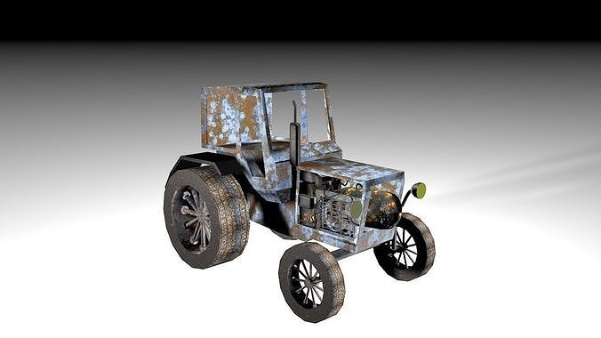 tractor free 3D model | CGTrader