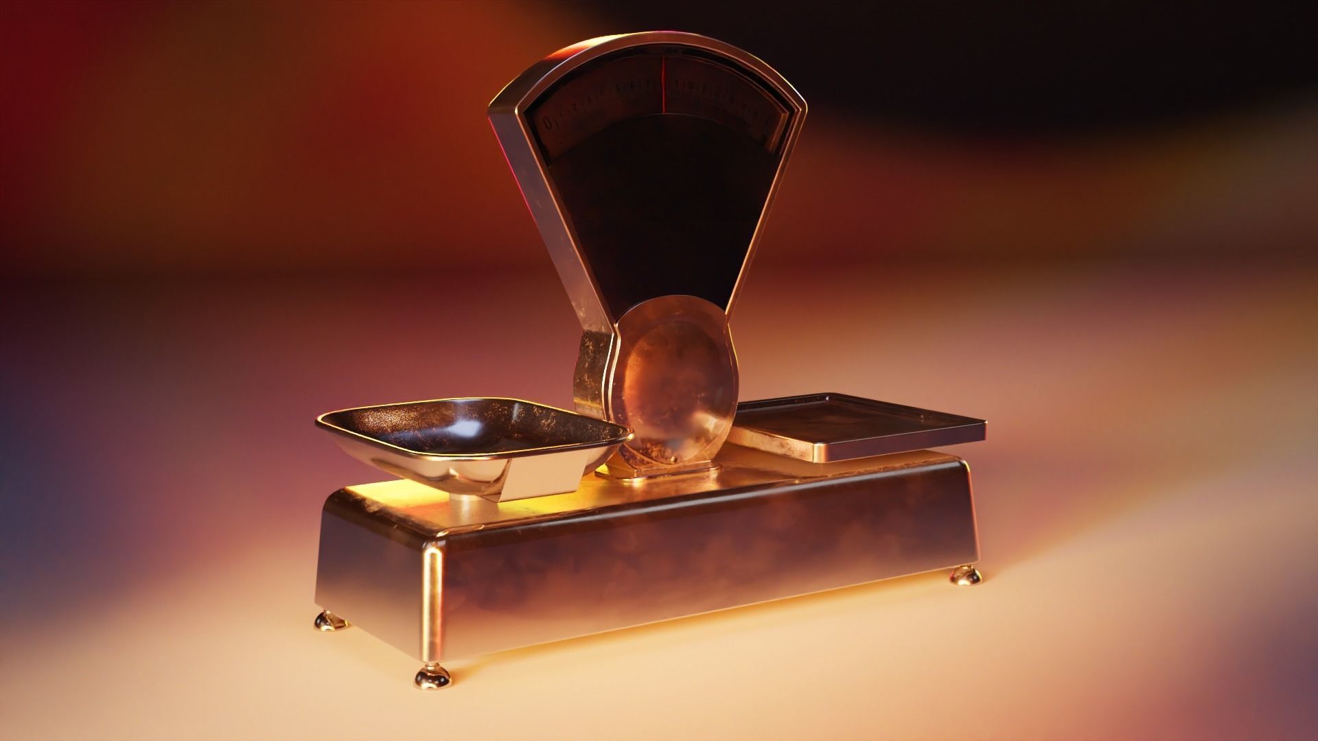 Balance Scale 3D model | CGTrader