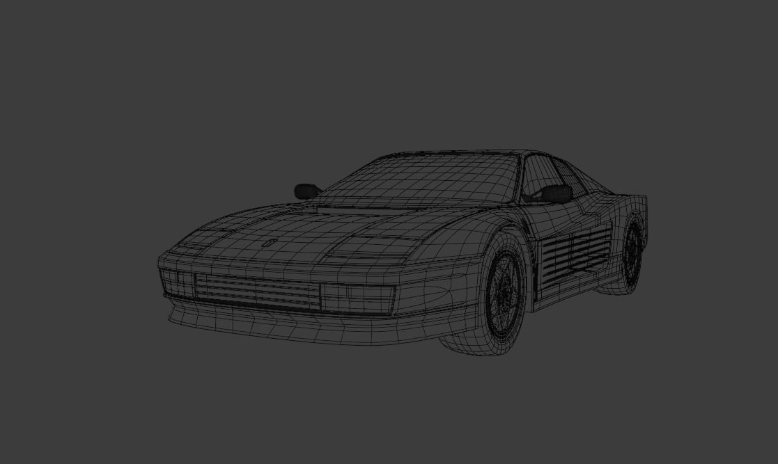 Ferrari testarossa 3D model | CGTrader