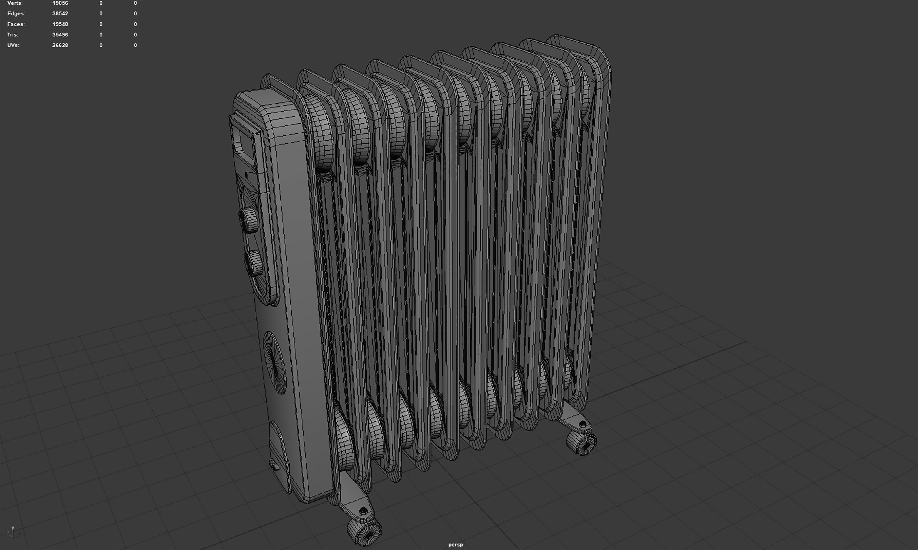 3D model Oil Radiator VR / AR / low-poly | CGTrader