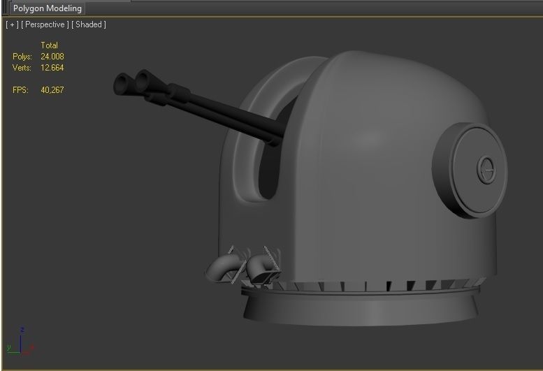 Otobreda 40 mm GUN 3D model | CGTrader