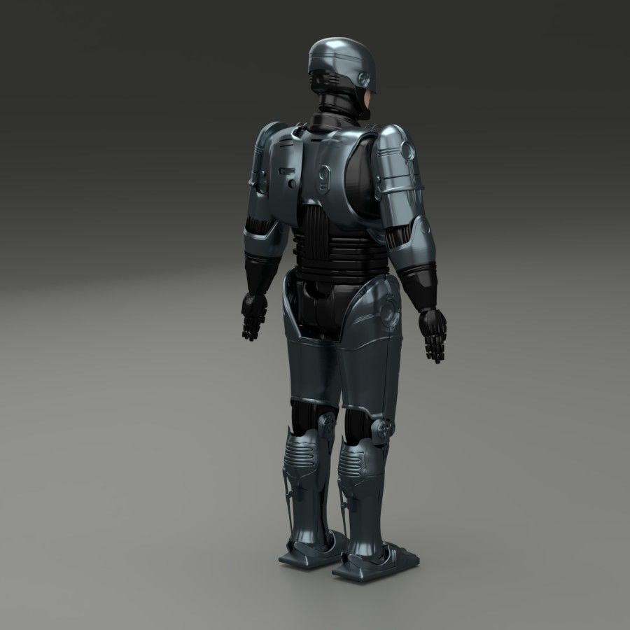 robocop 3D model rigged | CGTrader