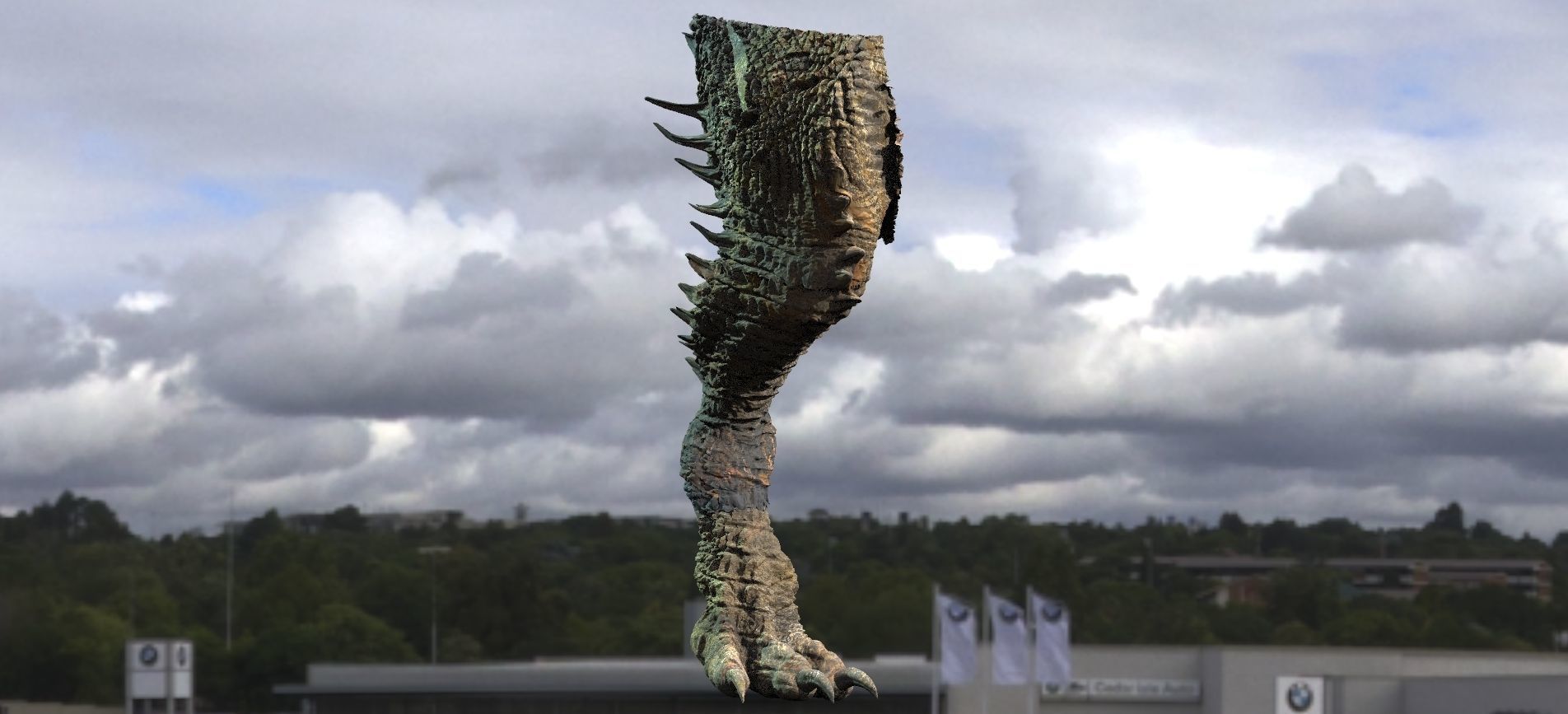 Dragon Leg 3D model | CGTrader