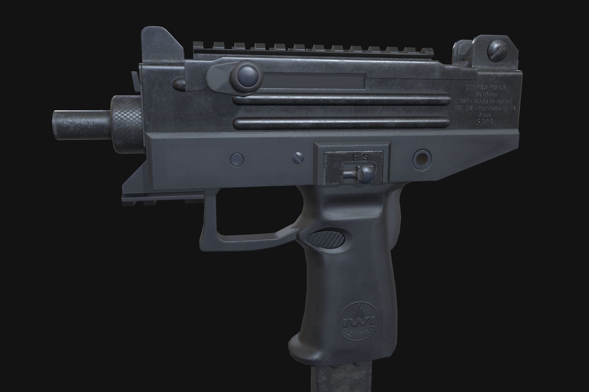 3D model UZI Pro VR / AR / low-poly | CGTrader