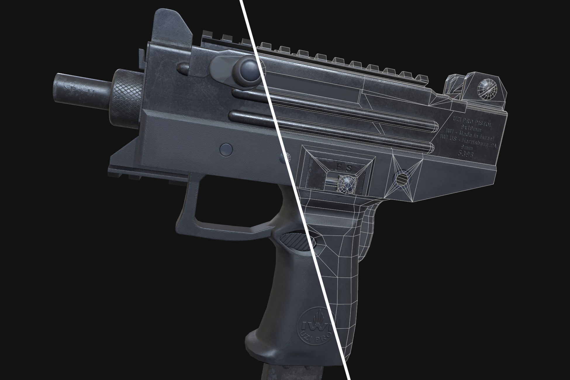 3D model UZI Pro VR / AR / low-poly | CGTrader