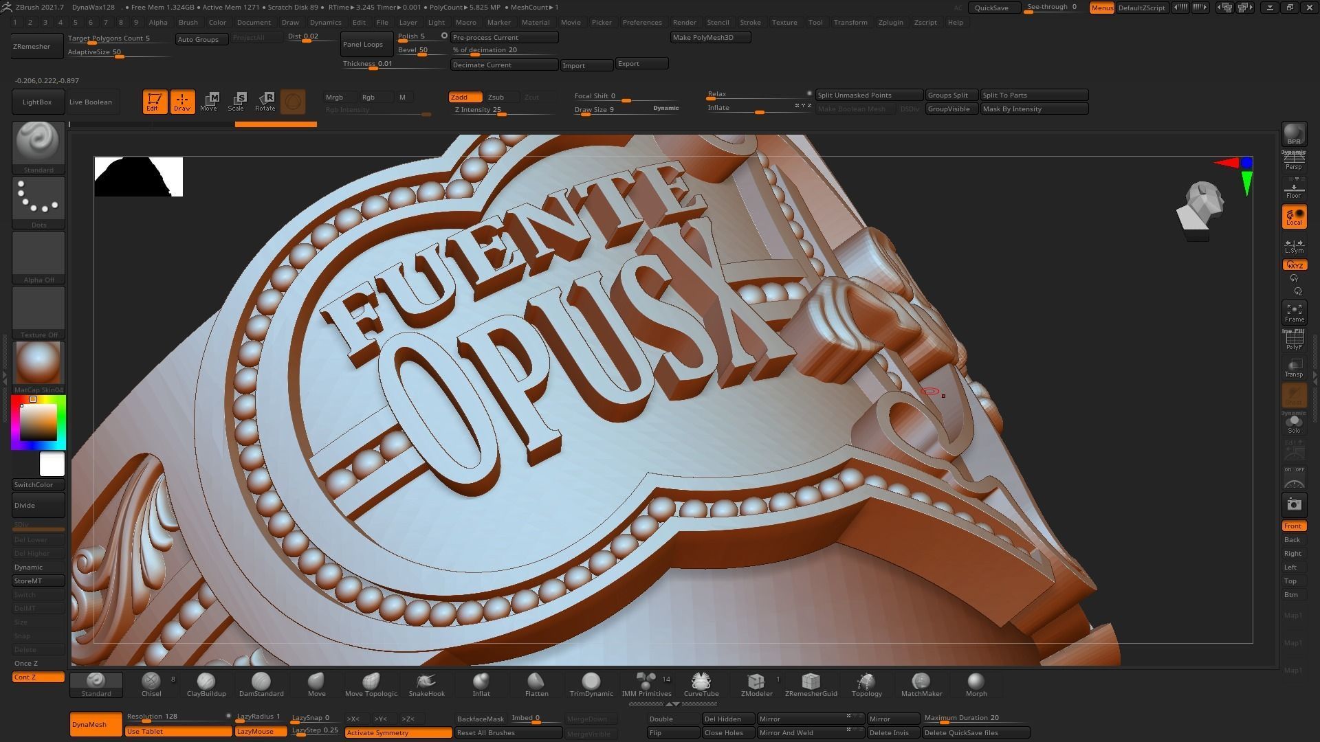 Ring Arturo Fuente Opus X Cigar 3D model 3D printable | CGTrader