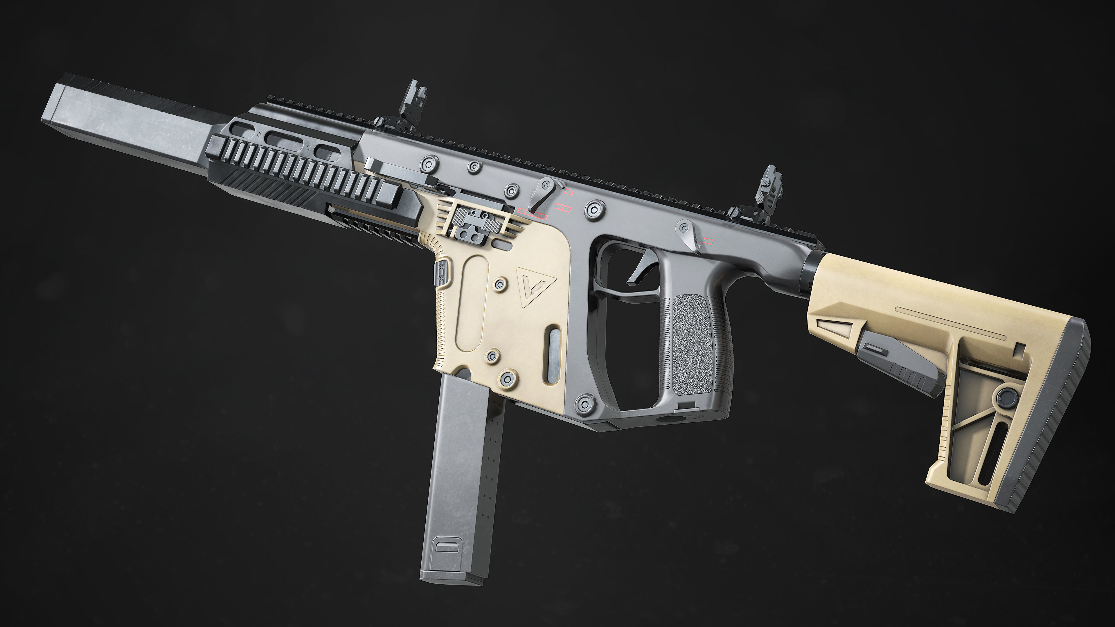 3D model Kriss Vector SMG VR / AR / low-poly | CGTrader