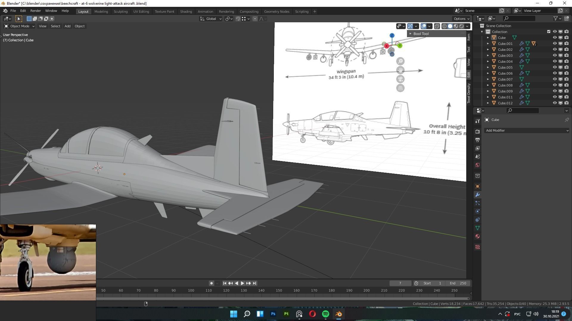 3D model BEECHCRAFT - AT-6 WOLVERINE LIGHT-ATTACK AIRCRAFT - VR / AR ...