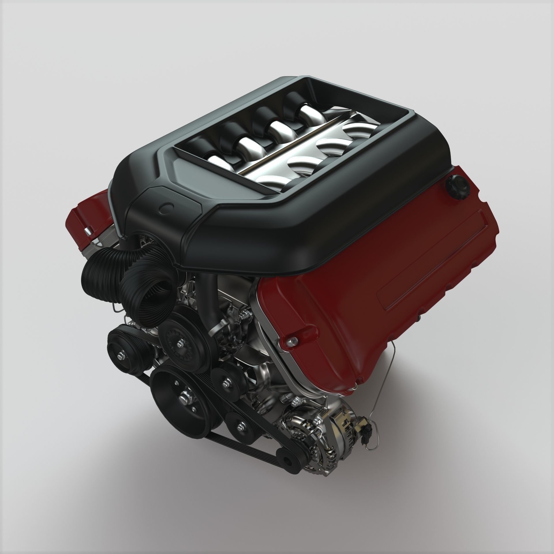 Car engine 3D model | CGTrader