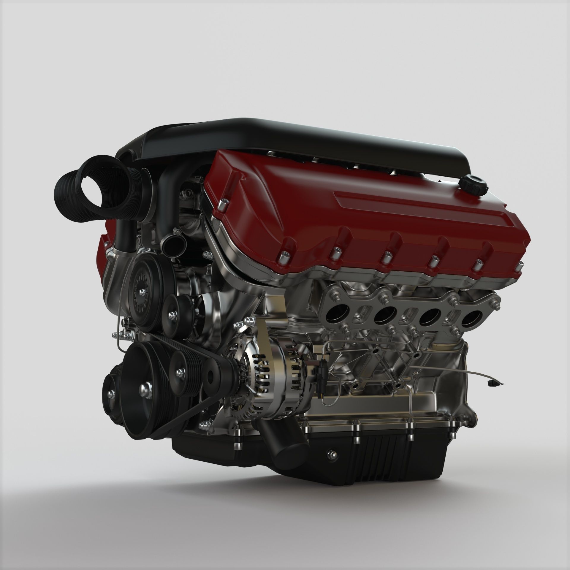 Car engine 3D model | CGTrader