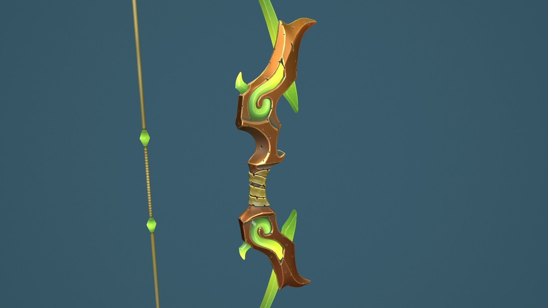 3D model Snake bow and quiver VR / AR / low-poly | CGTrader