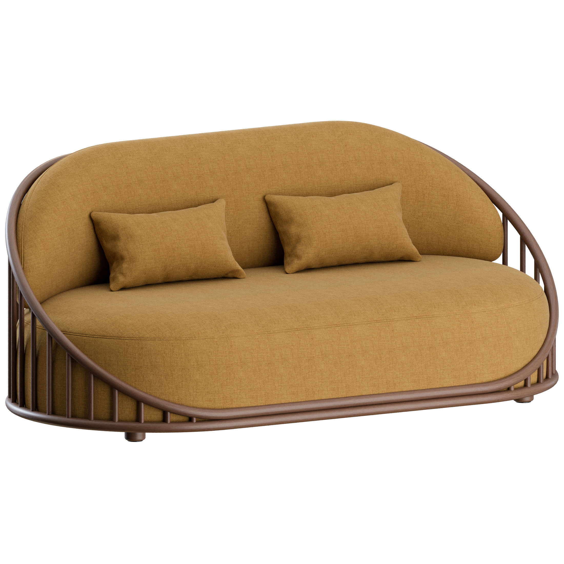 Cask 2 Seater Sofa by Expormim 3D model | CGTrader