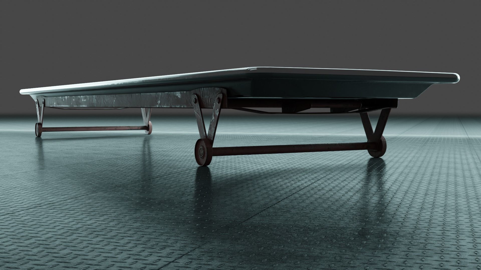 Morgue Corpse Body Tray 3D model | CGTrader