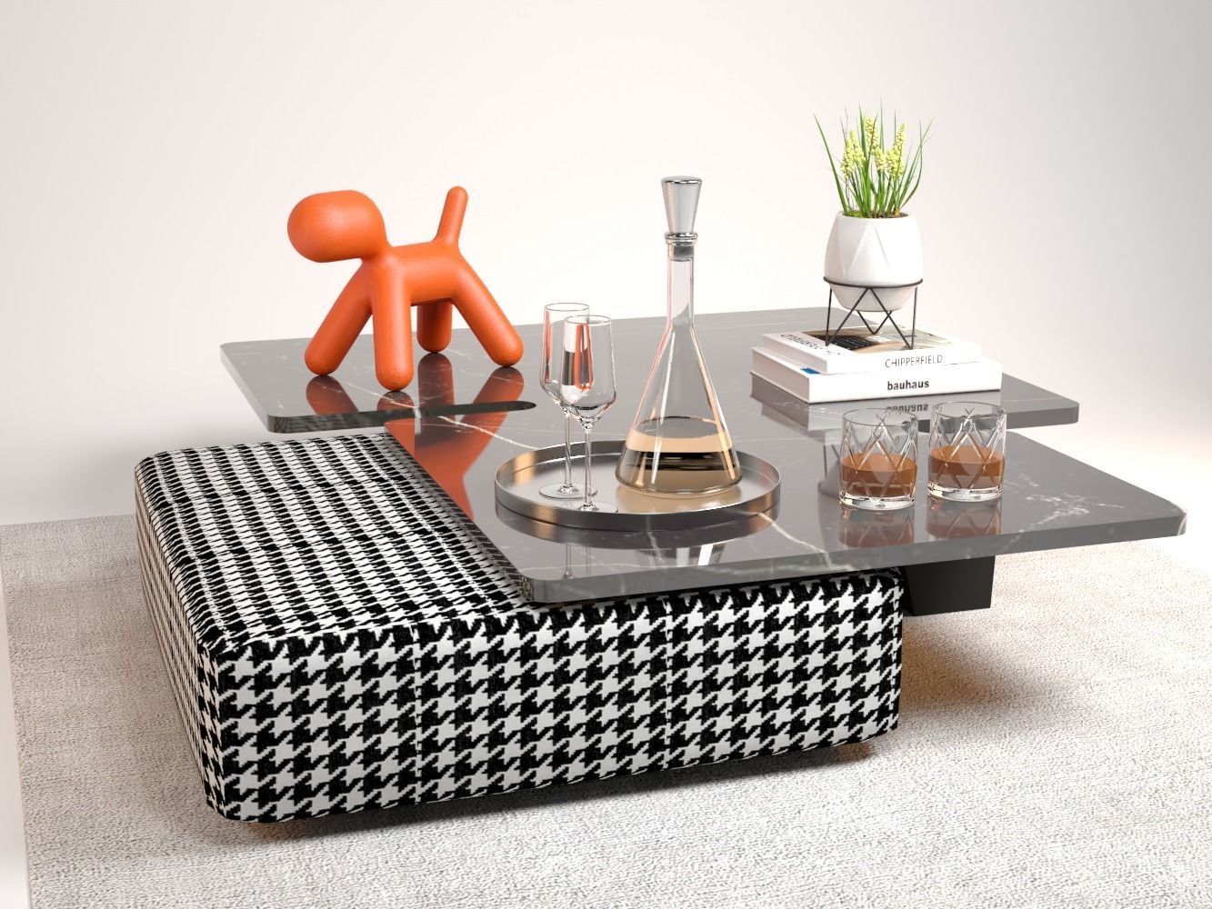 Centre table free 3D model | CGTrader