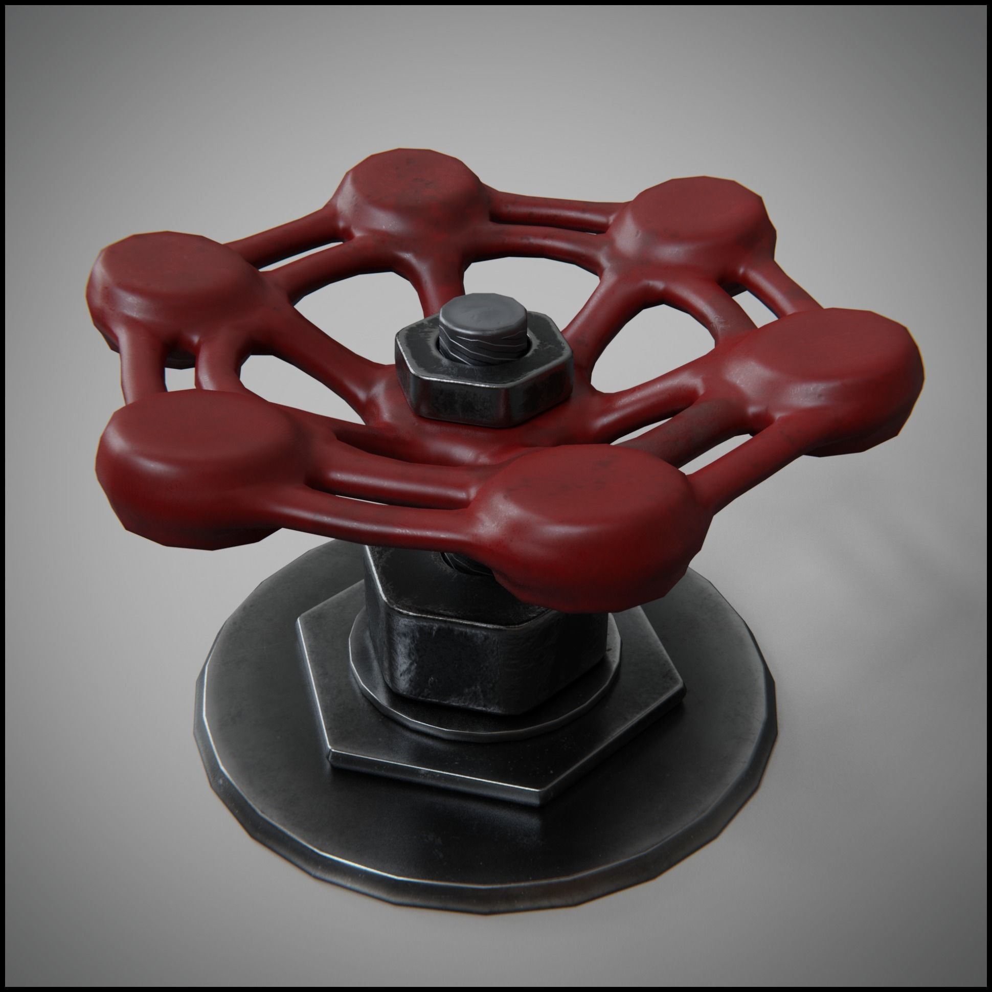 Iconic Half-Life red valve free VR / AR / low-poly 3D model | CGTrader