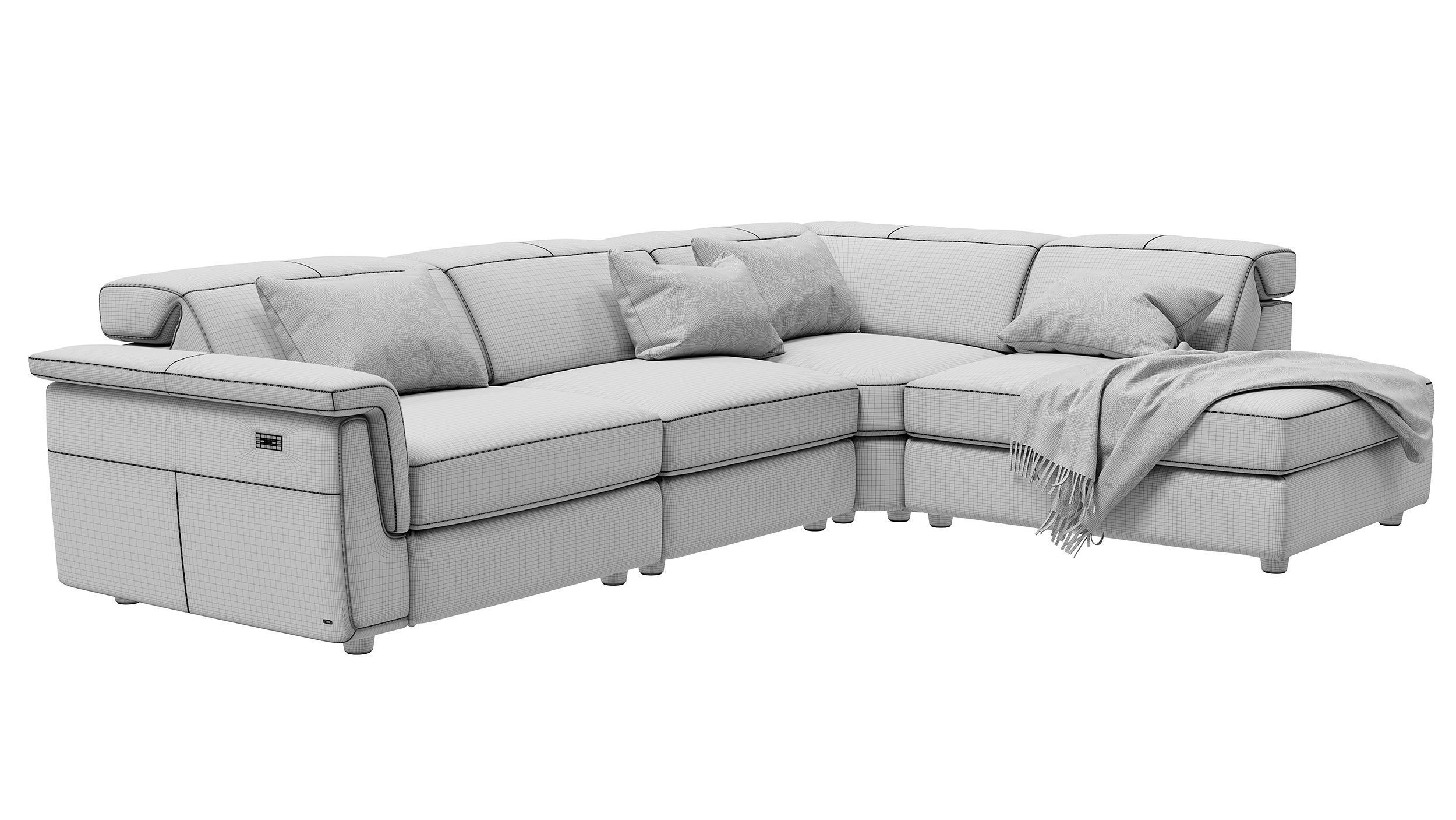 NATUZZI Curioso sofa 3D model | CGTrader