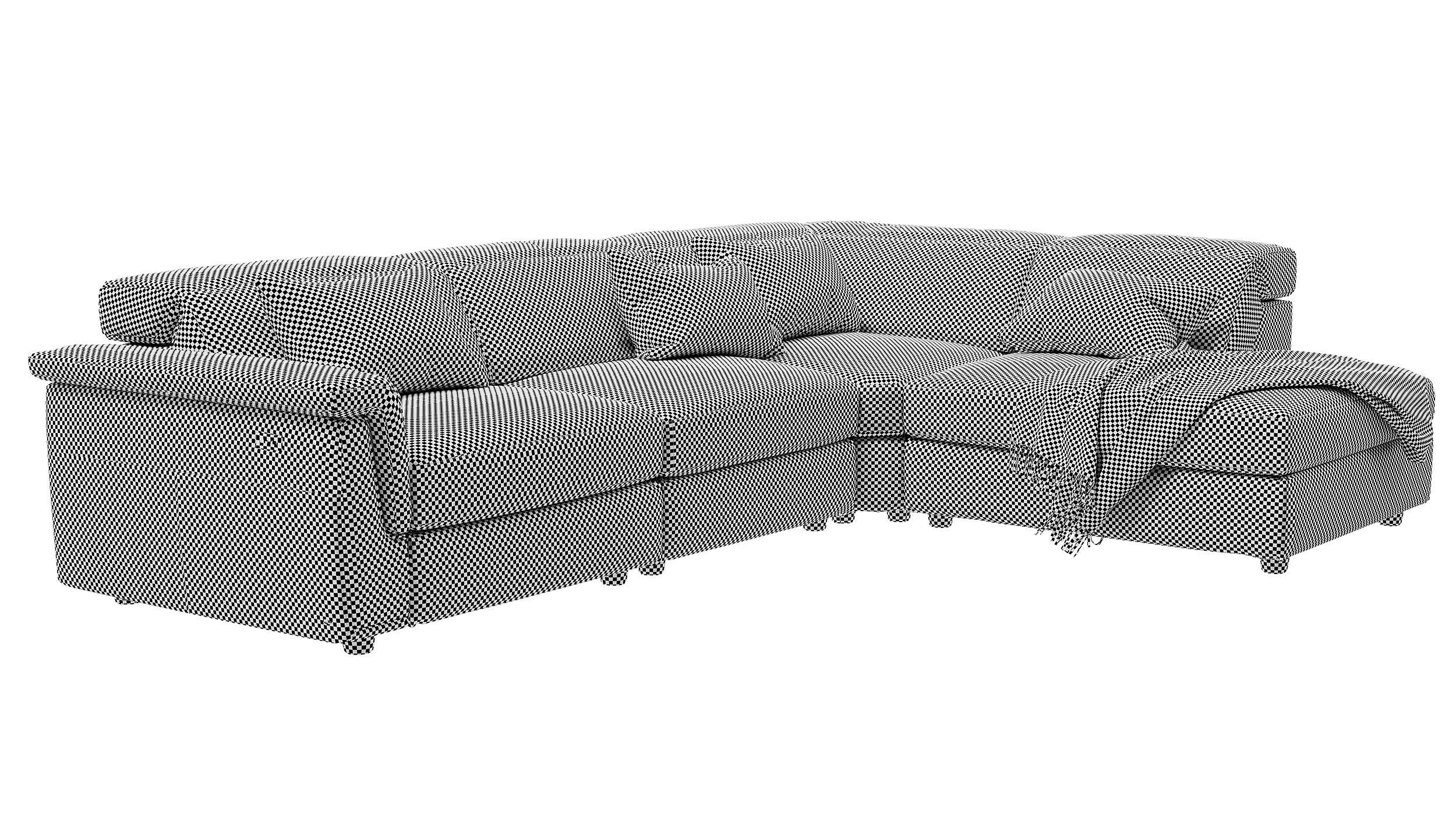 NATUZZI Curioso sofa 3D model | CGTrader