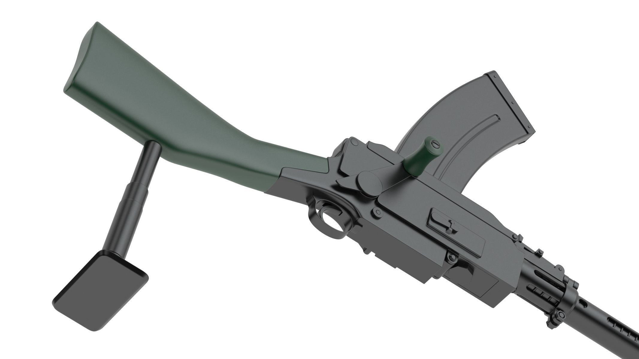 Madsen Machine Gun 3D model | CGTrader