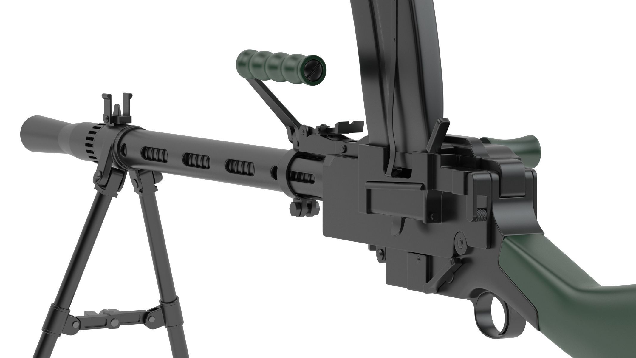 Madsen Machine Gun 3D model | CGTrader