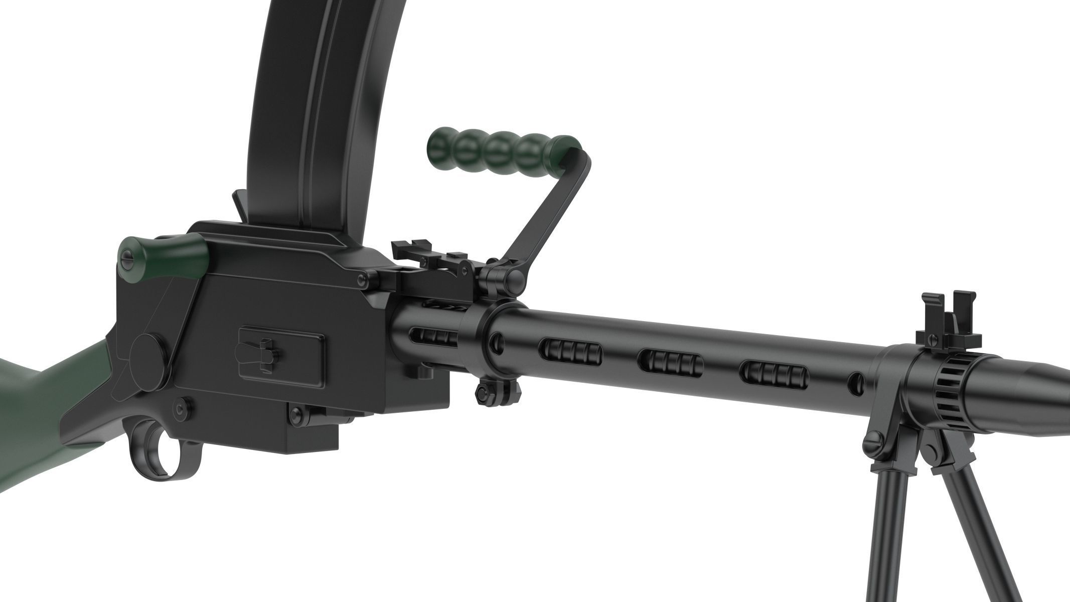 Madsen Machine Gun 3D model | CGTrader