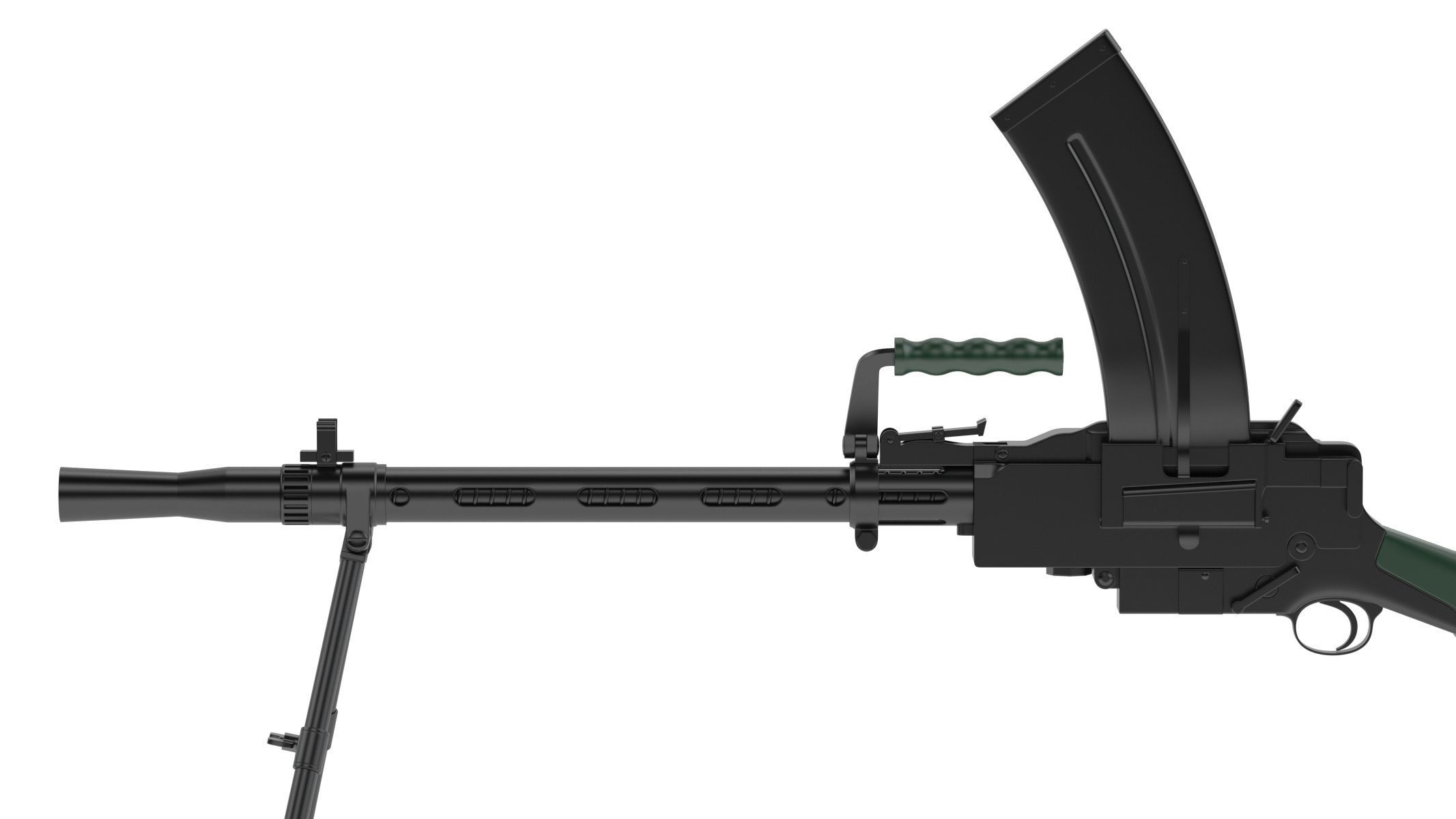 Madsen Machine Gun 3D model | CGTrader
