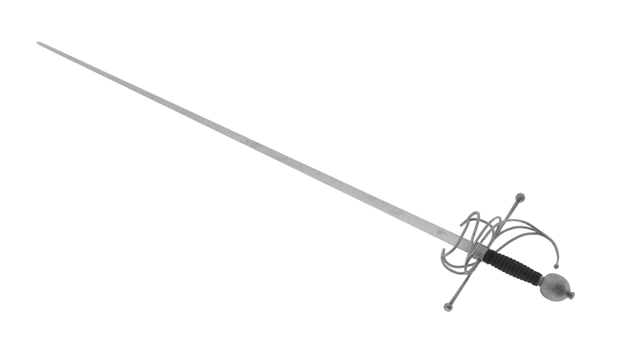 3D model Rapier sword VR / AR / low-poly | CGTrader