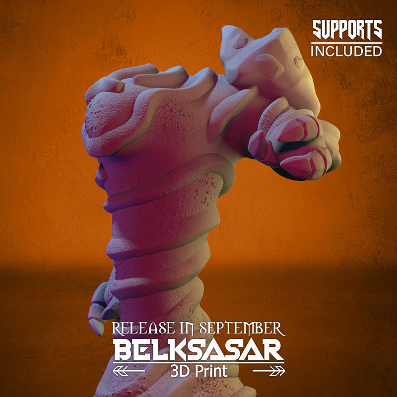 Sand Elemental 3D model 3D printable | CGTrader