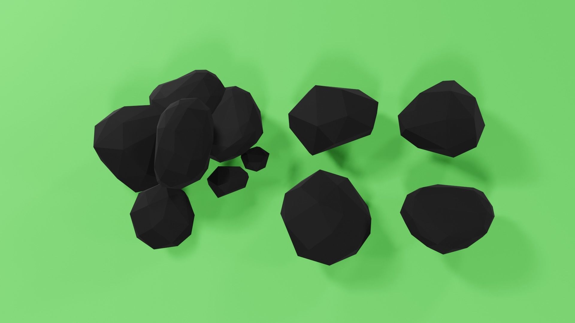3D model Ores Ingots Coal VR / AR / low-poly | CGTrader