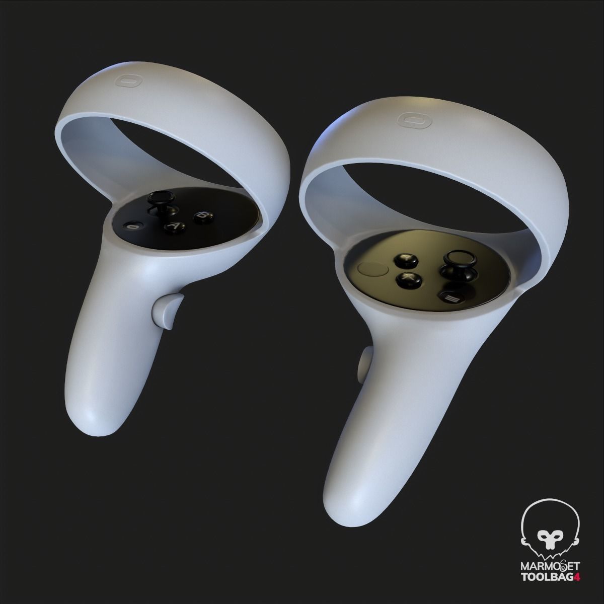 Pbr Oculus Controller 3D model | CGTrader