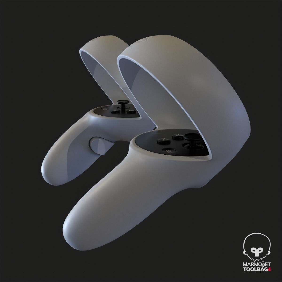 Pbr Oculus Controller 3D model | CGTrader