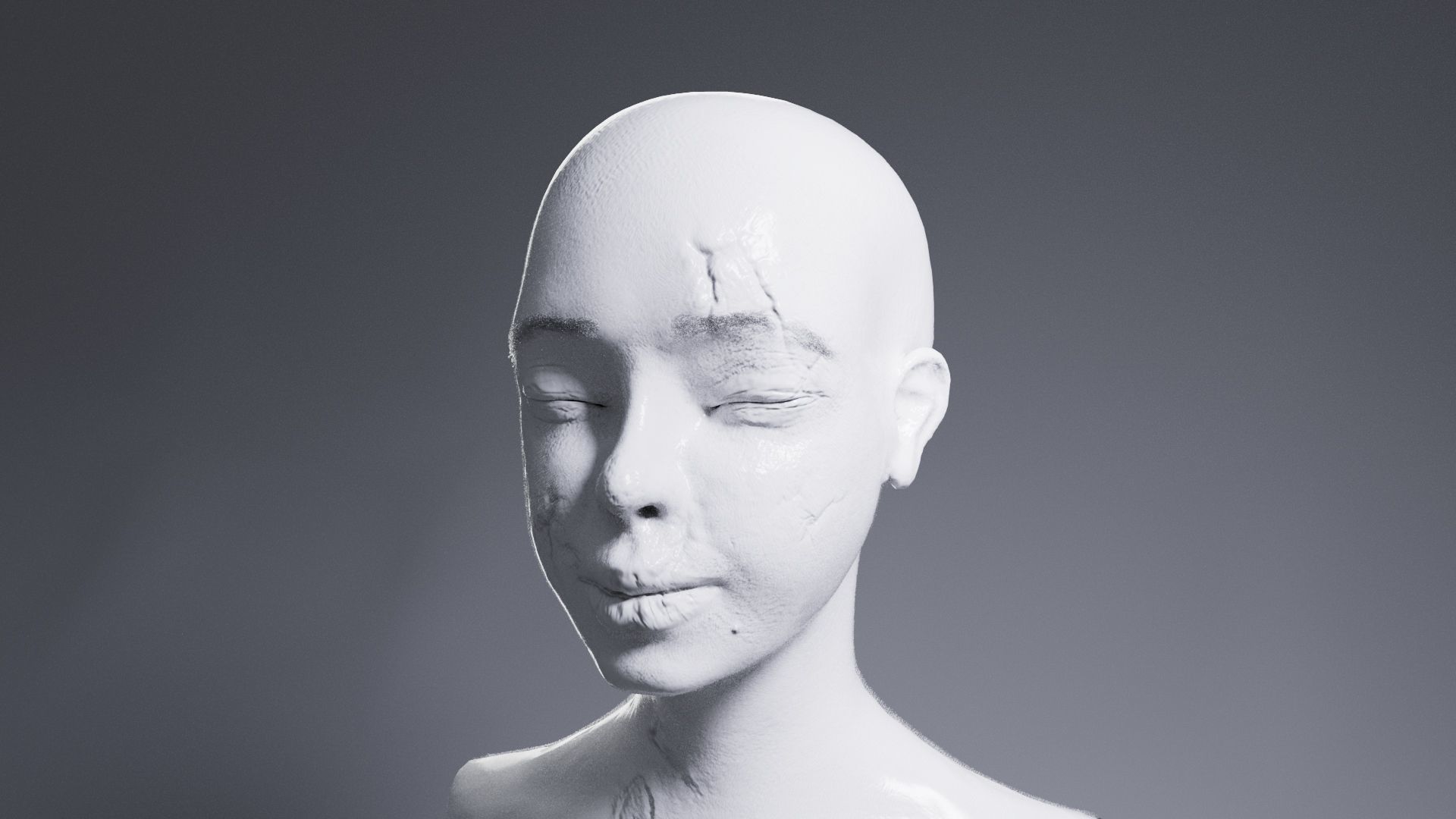 head from me to u free 3D model | CGTrader