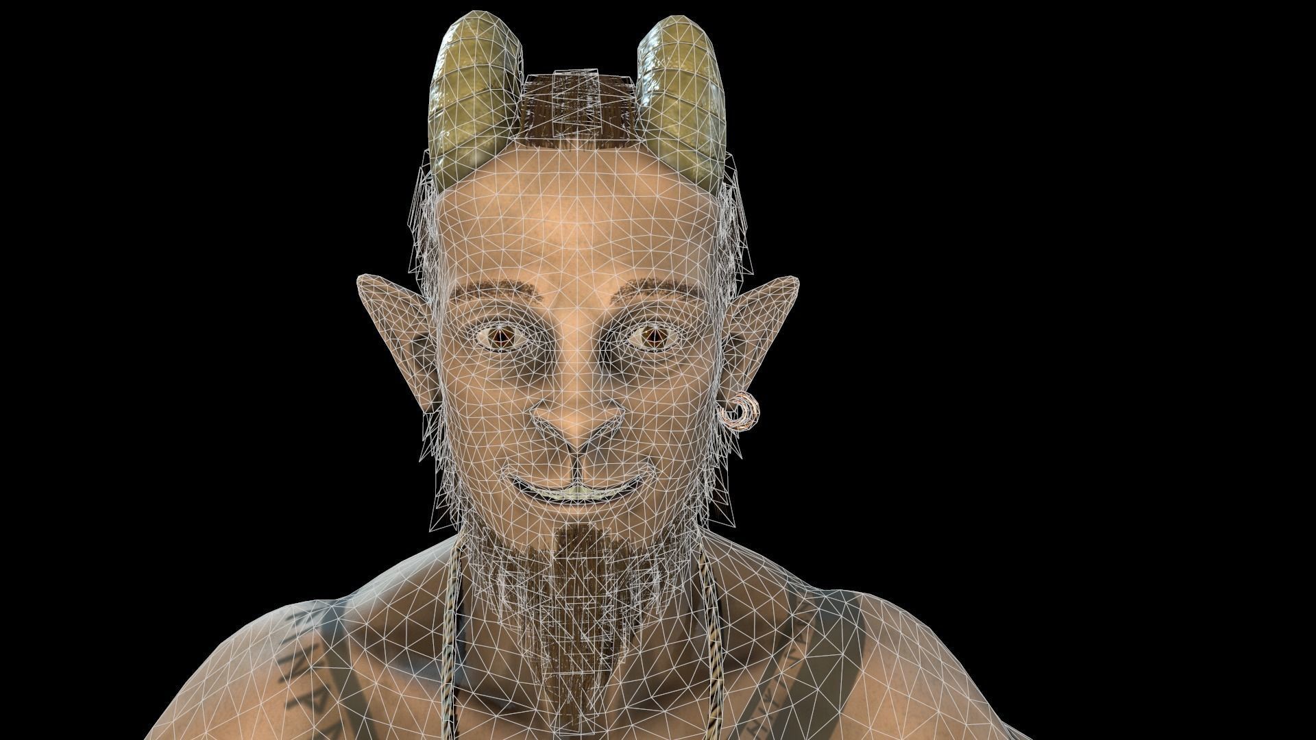 3D model Game ready low-poly model Satyr VR / AR / low-poly | CGTrader