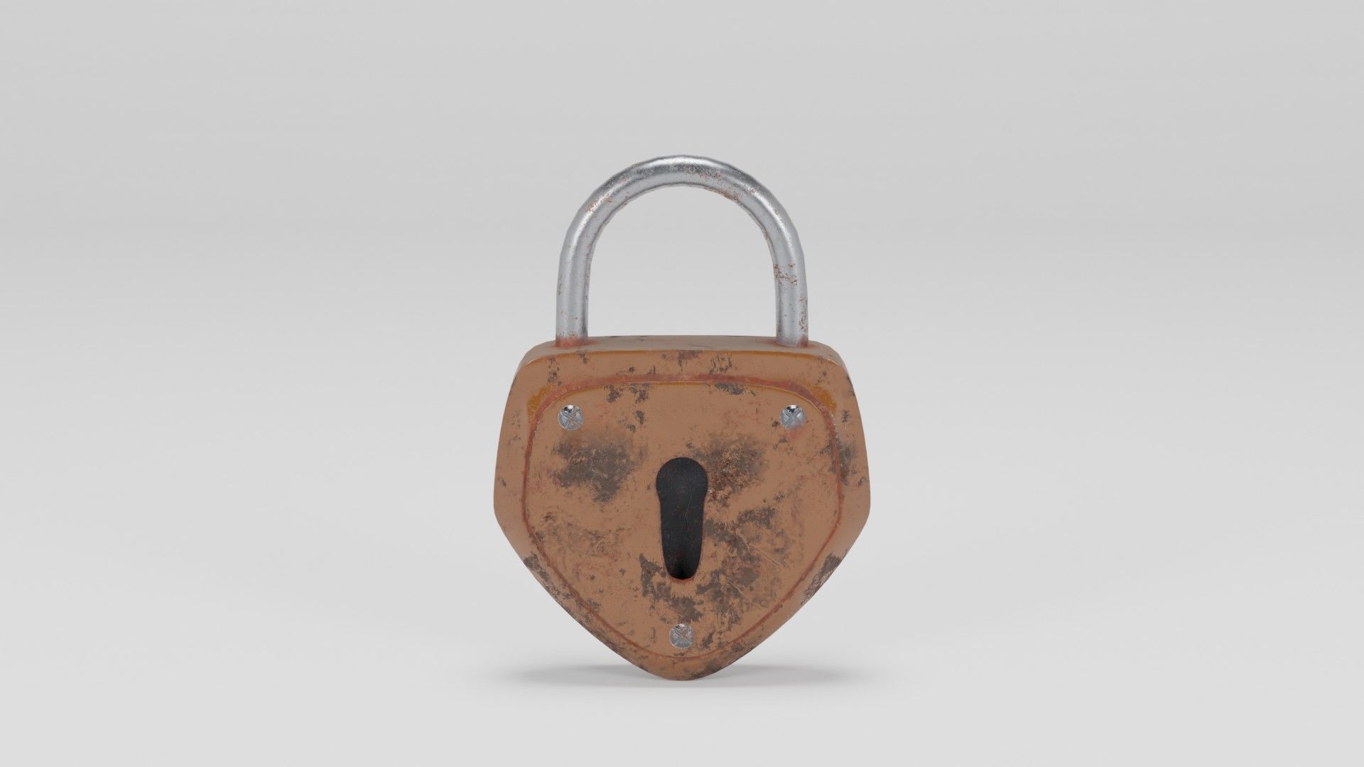 3D model Rusty Old Vintage Padlock VR / AR / low-poly | CGTrader