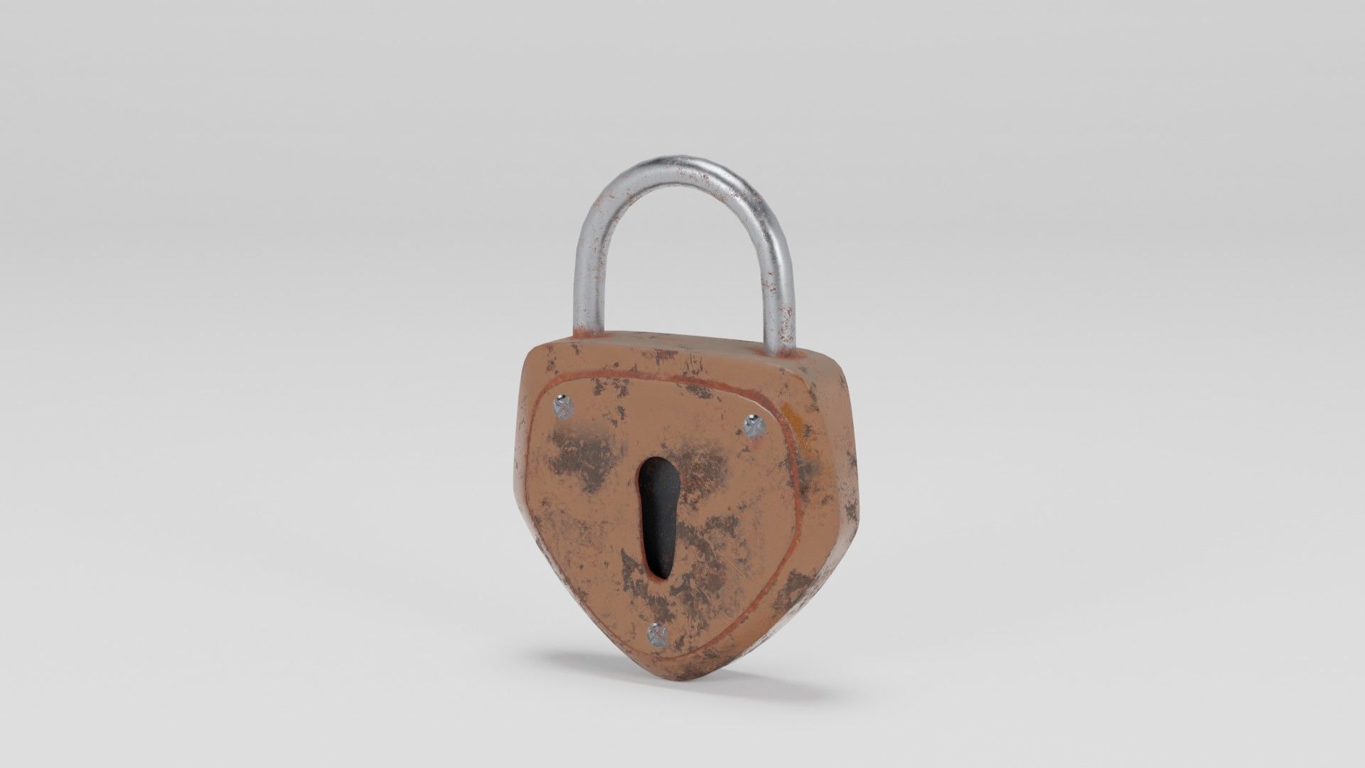 3D model Rusty Old Vintage Padlock VR / AR / low-poly | CGTrader