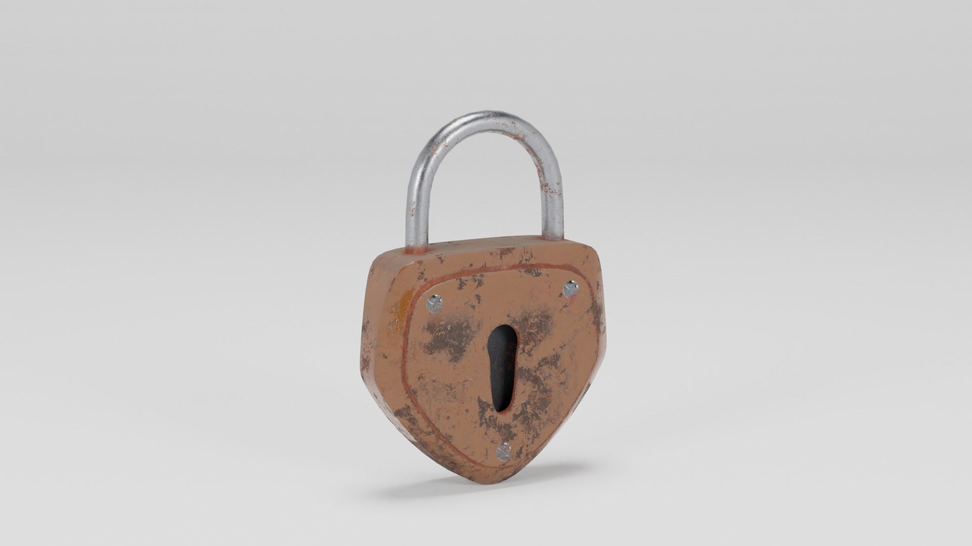 3D model Rusty Old Vintage Padlock VR / AR / low-poly | CGTrader