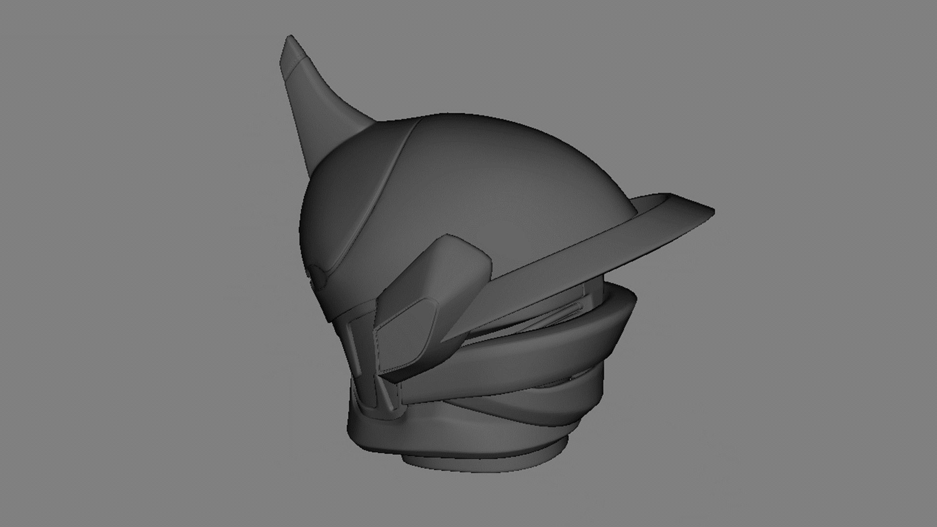 SciFi Helmet Base Mesh SCH1 3D model | CGTrader