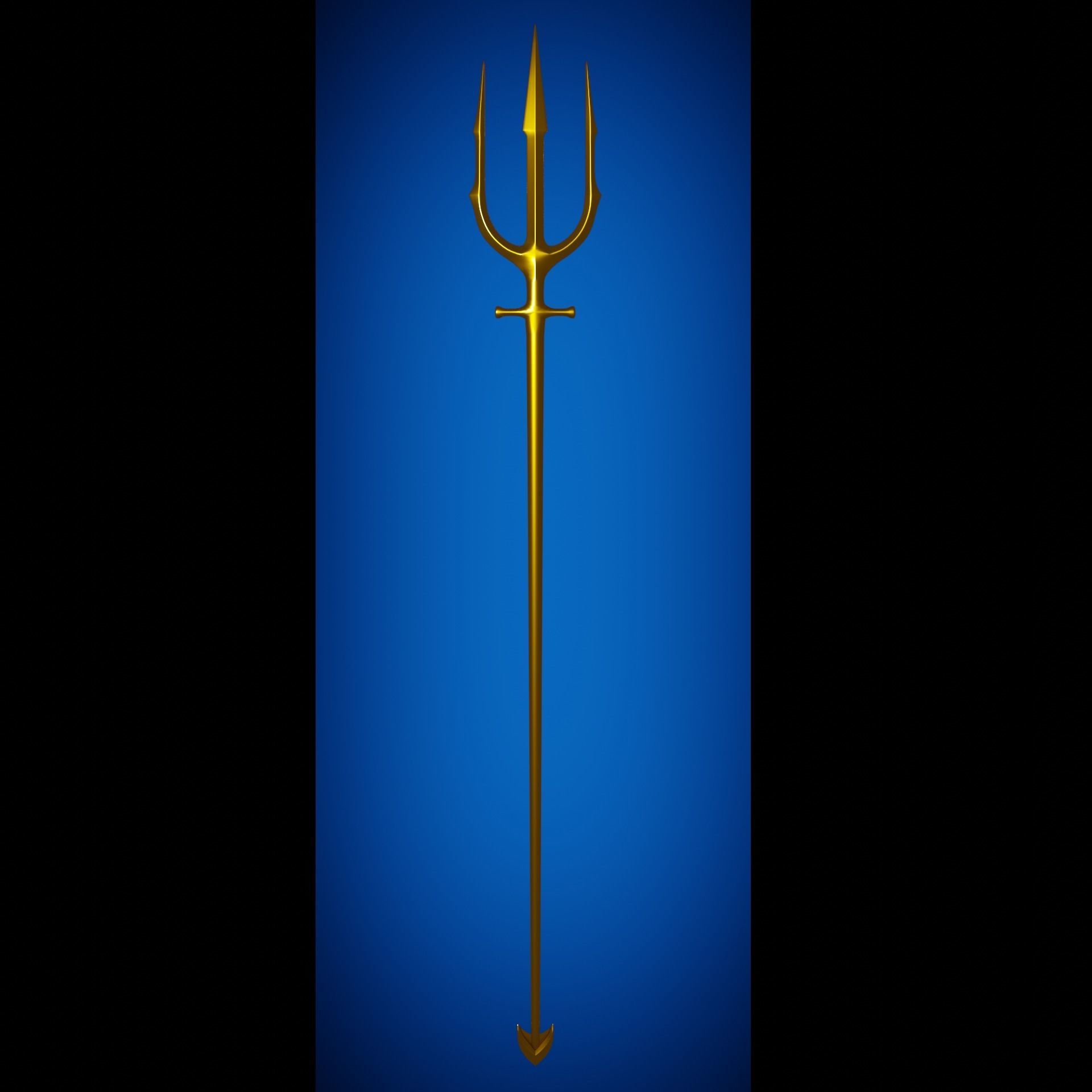3D model Atlan trident from the movie Aquaman VR / AR / low-poly | CGTrader