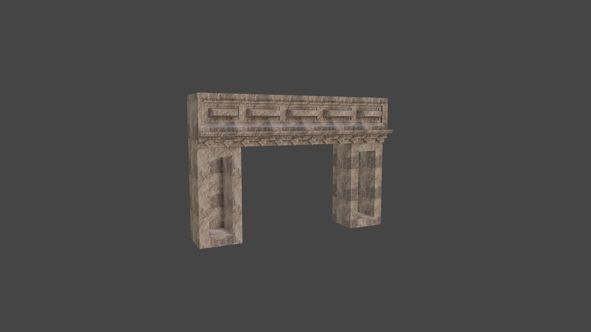 old temple ancient ruins made in blender 3D model | CGTrader