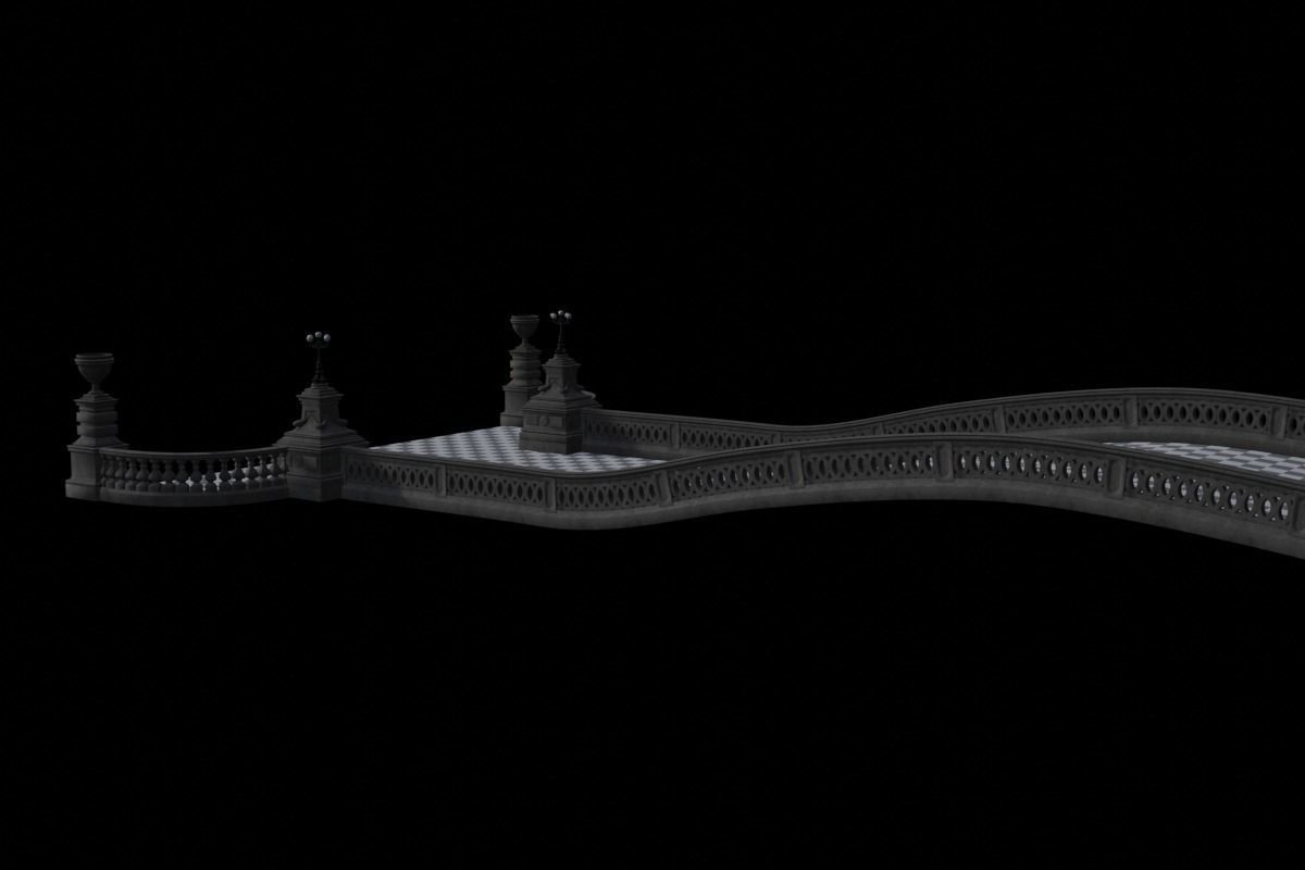 Modular parapet 3D model | CGTrader