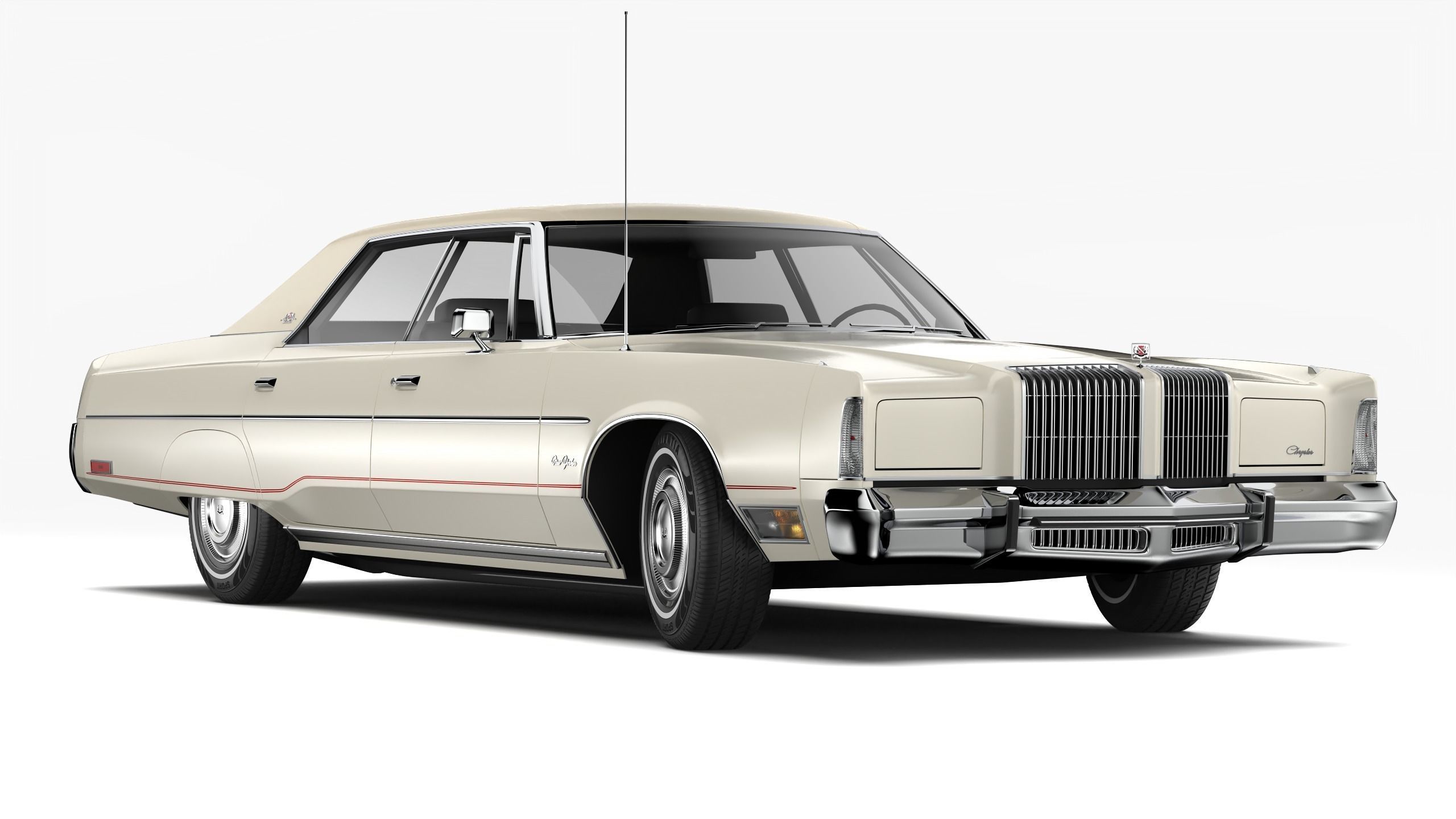 Chrysler New Yorker Brougham Sedan 1977 3D model | CGTrader