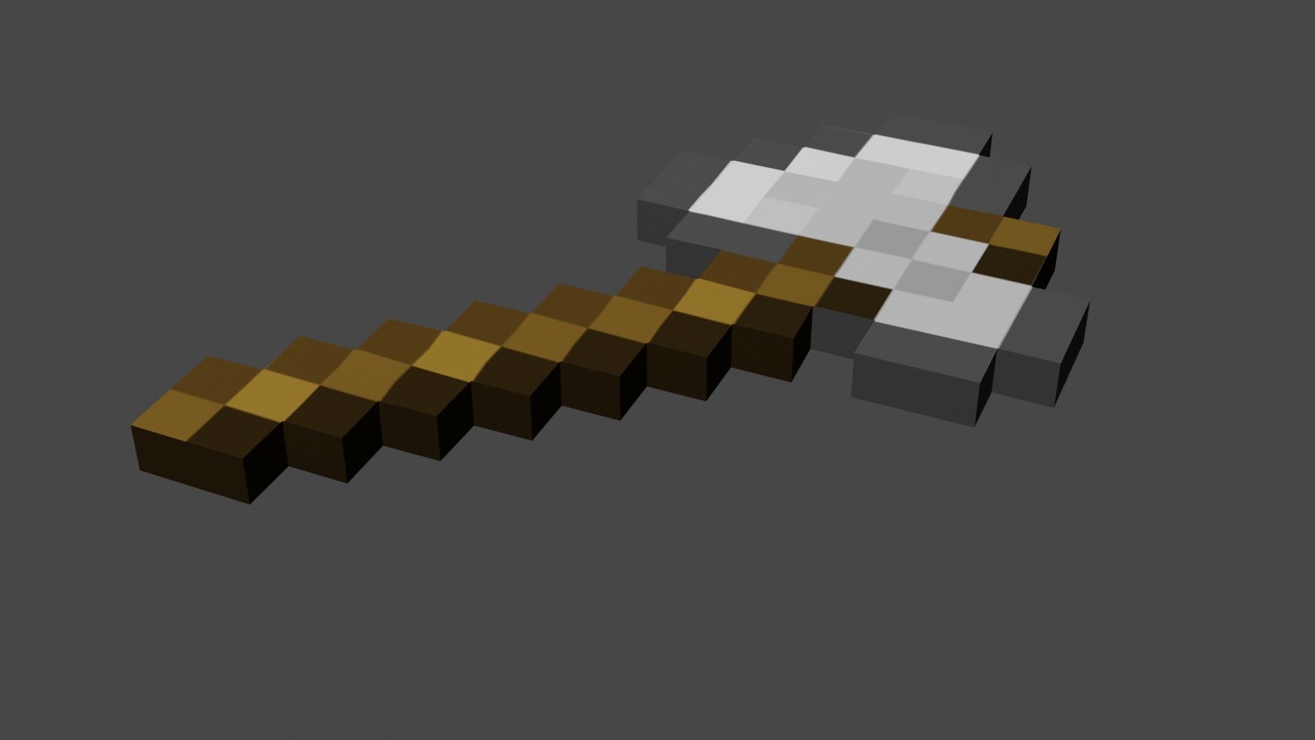 3D model MINECRAFT IRON TOOL PACK 3D MODEL VR / AR / low-poly | CGTrader